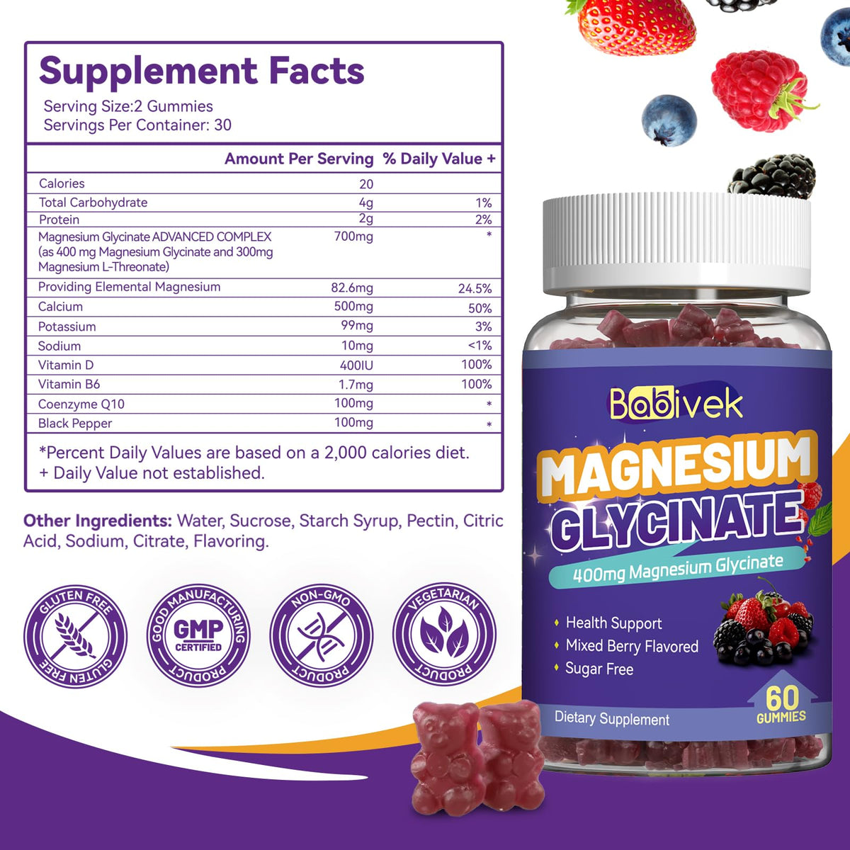 Easy-to-take magnesium gummies for daily wellness
