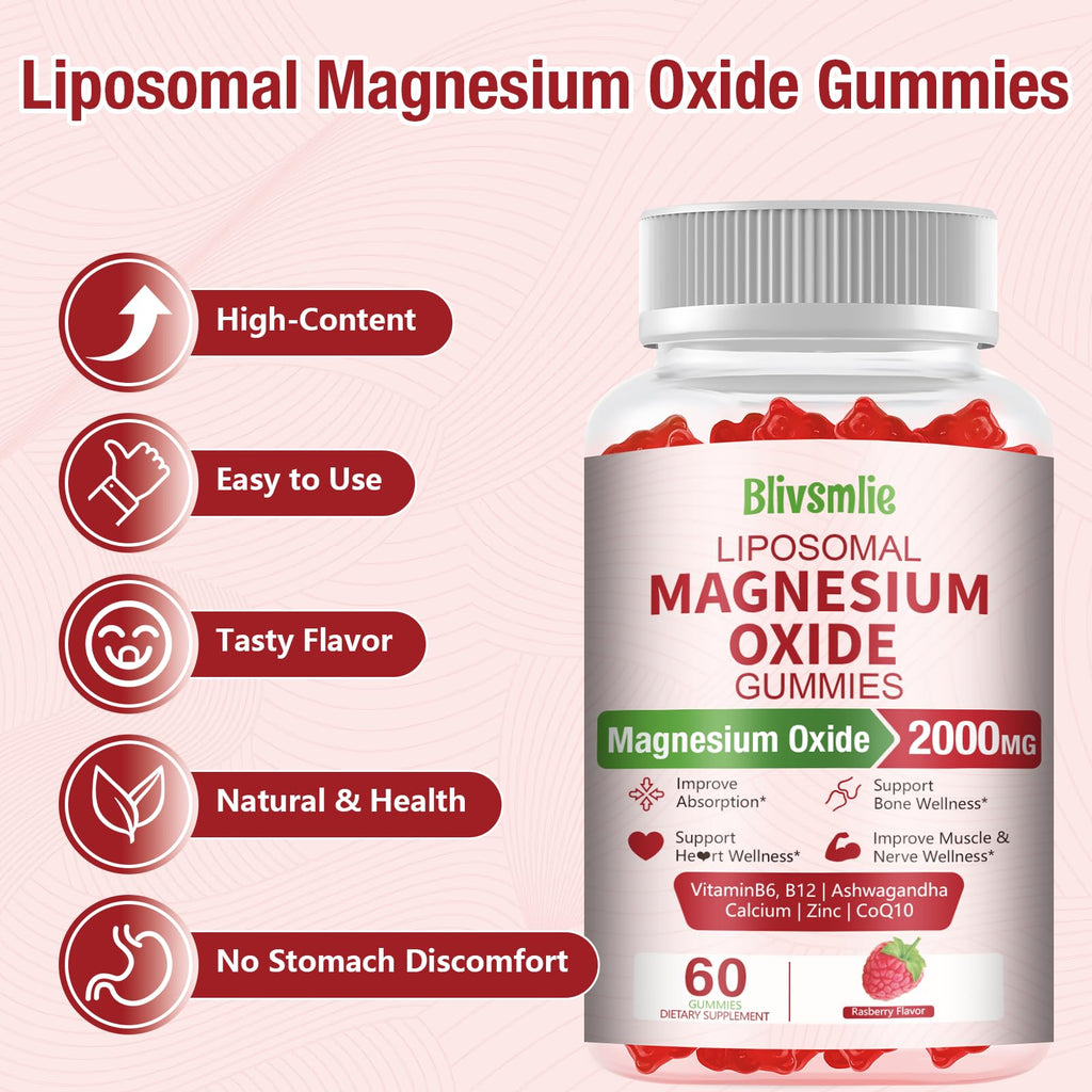 Easy-to-take magnesium gummies for energy boost