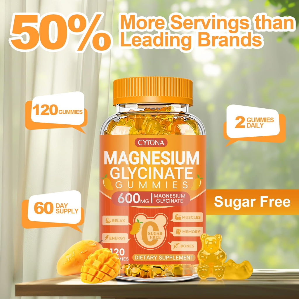 Easy-to-take magnesium gummies for energy
