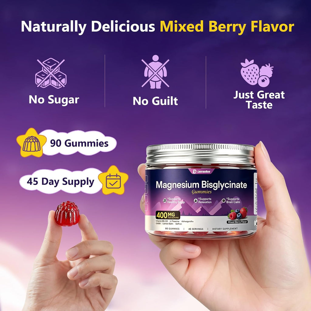 Easy-to-take magnesium gummies for energy