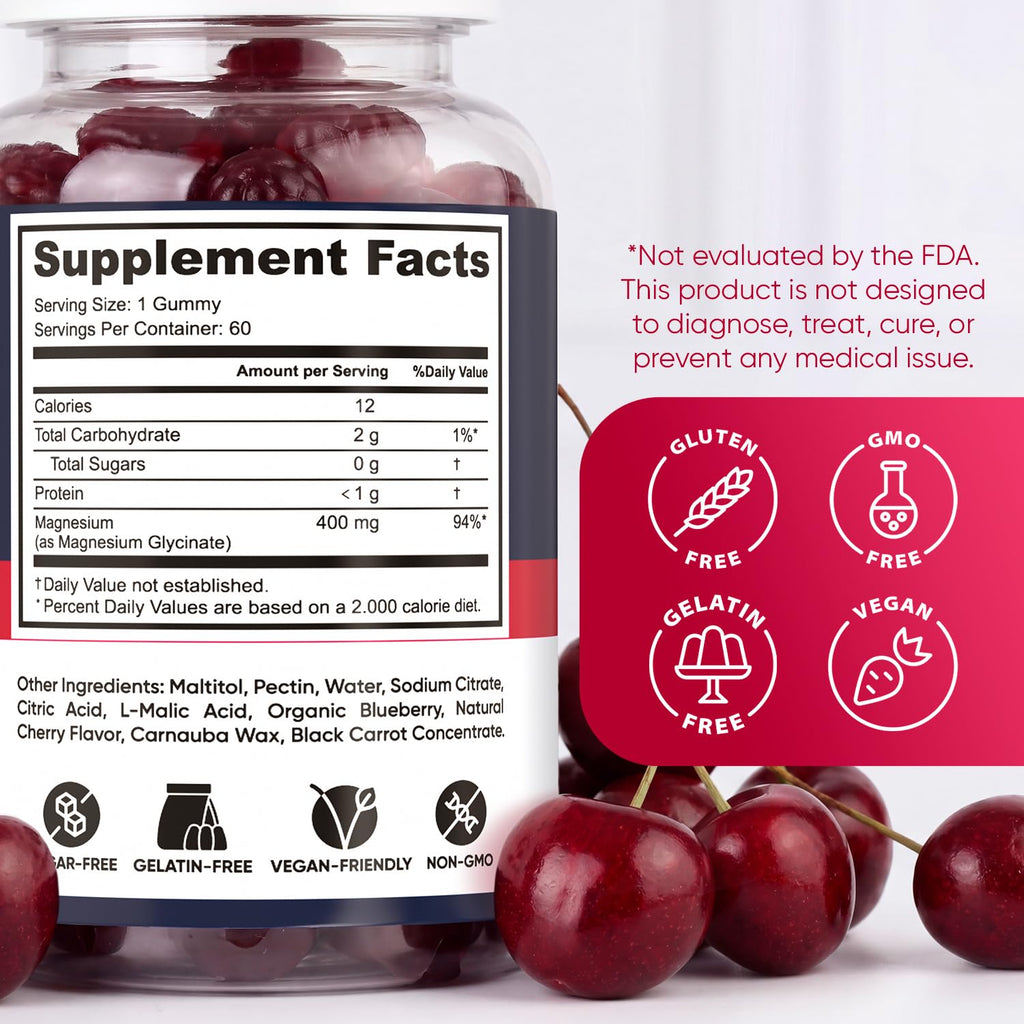 Easy-to-take magnesium gummies for health