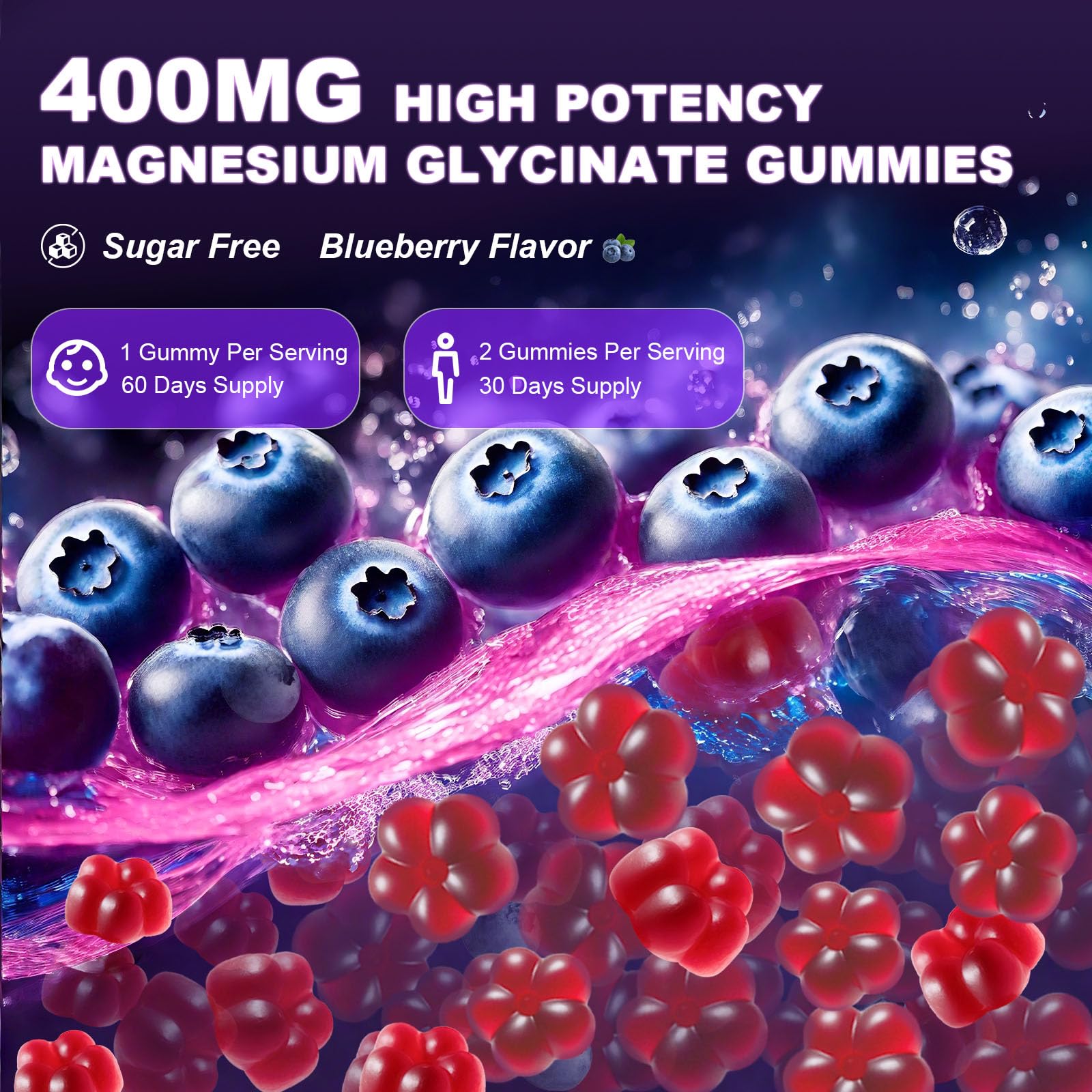 Easy-to-take magnesium gummies for health