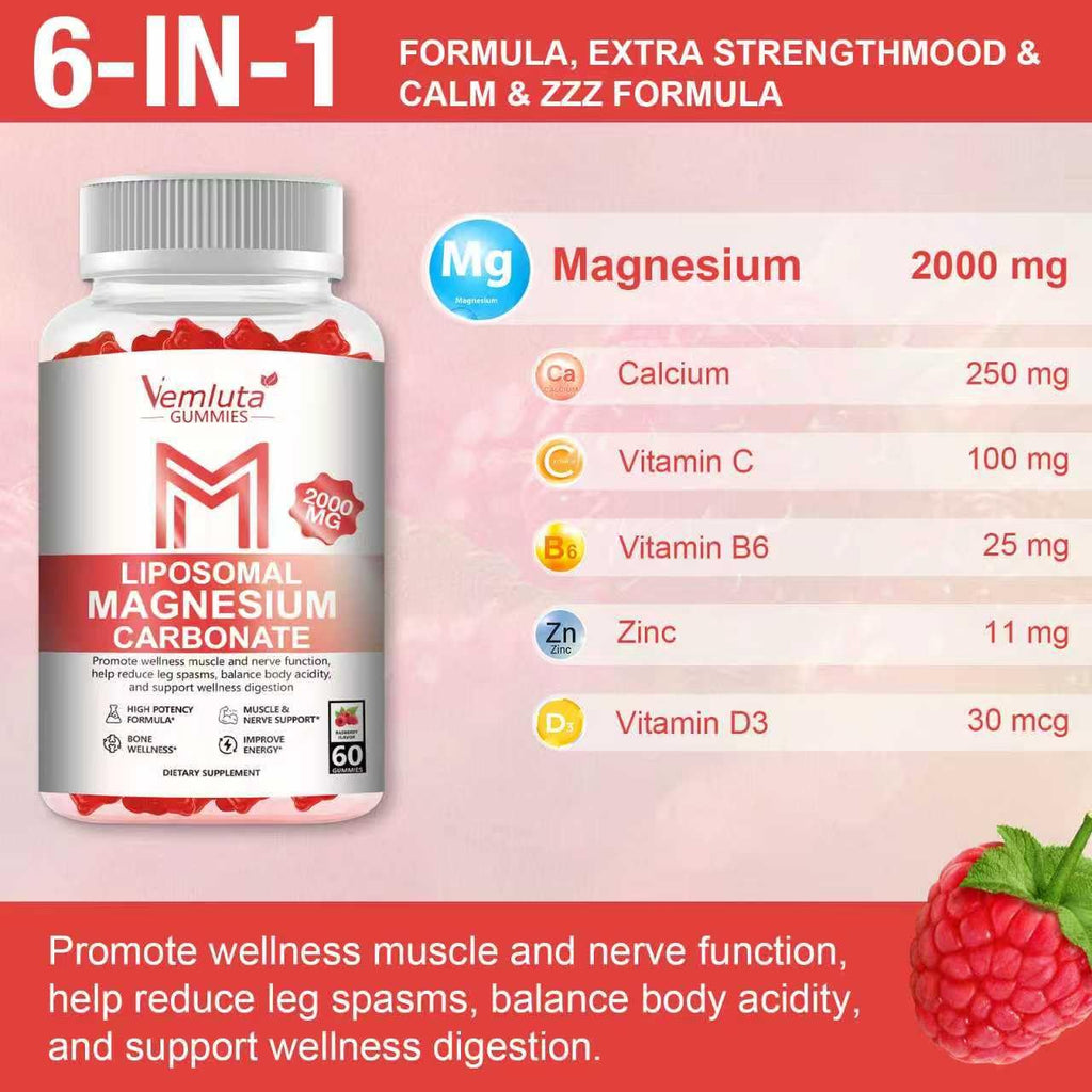 easy-to-take magnesium gummies for stress relief