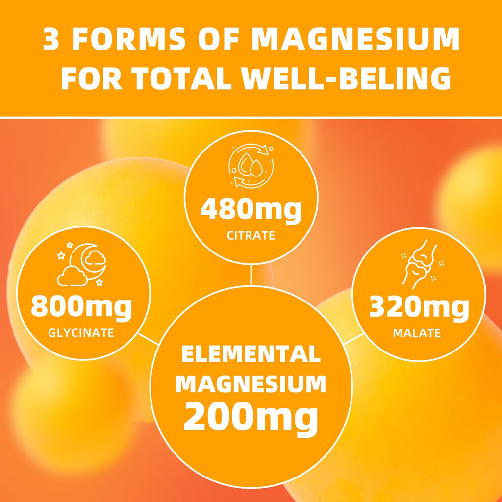easy-to-take magnesium gummies for stress relief