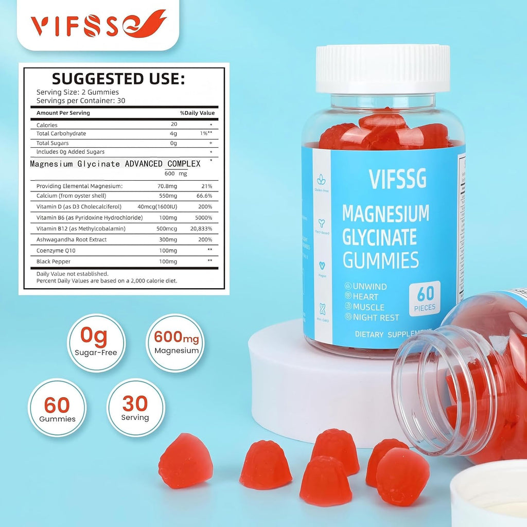 Easy-to-take magnesium gummies for wellness
