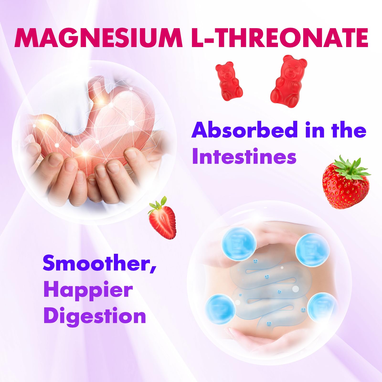 Easy-to-take magnesium gummies for wellness