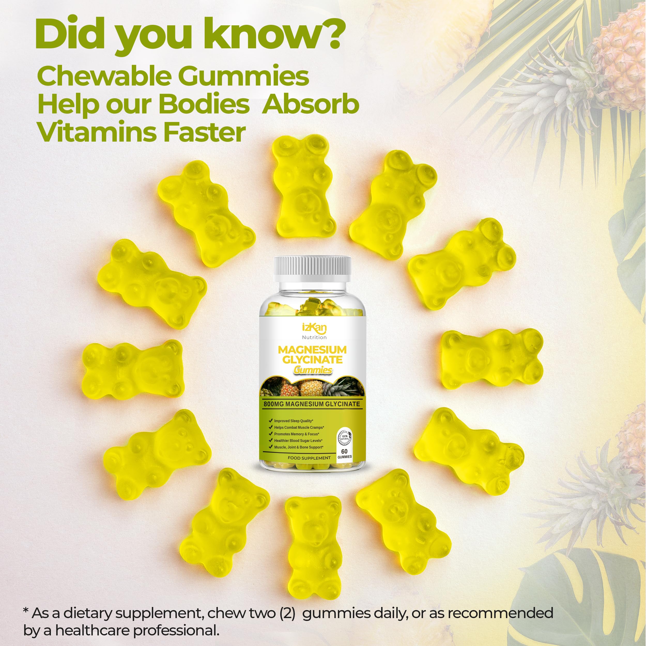 easy to take magnesium supplement gummies