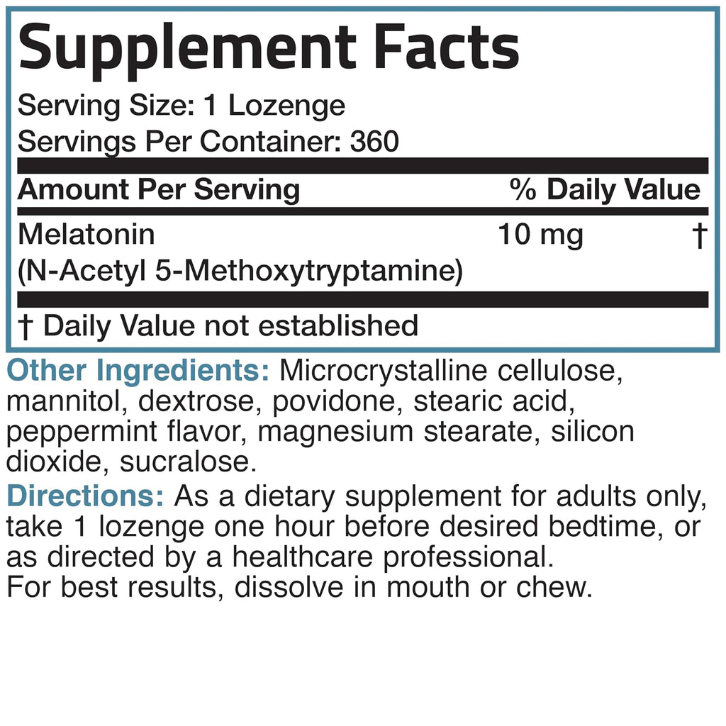 easy-to-take melatonin chewable tablets