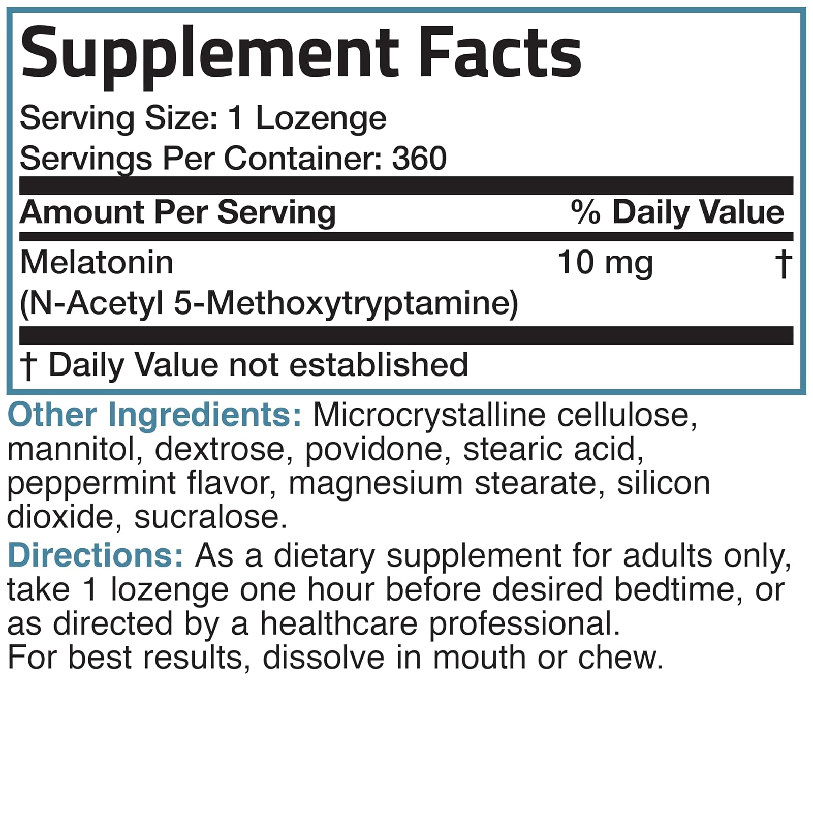 easy-to-take melatonin chewable tablets