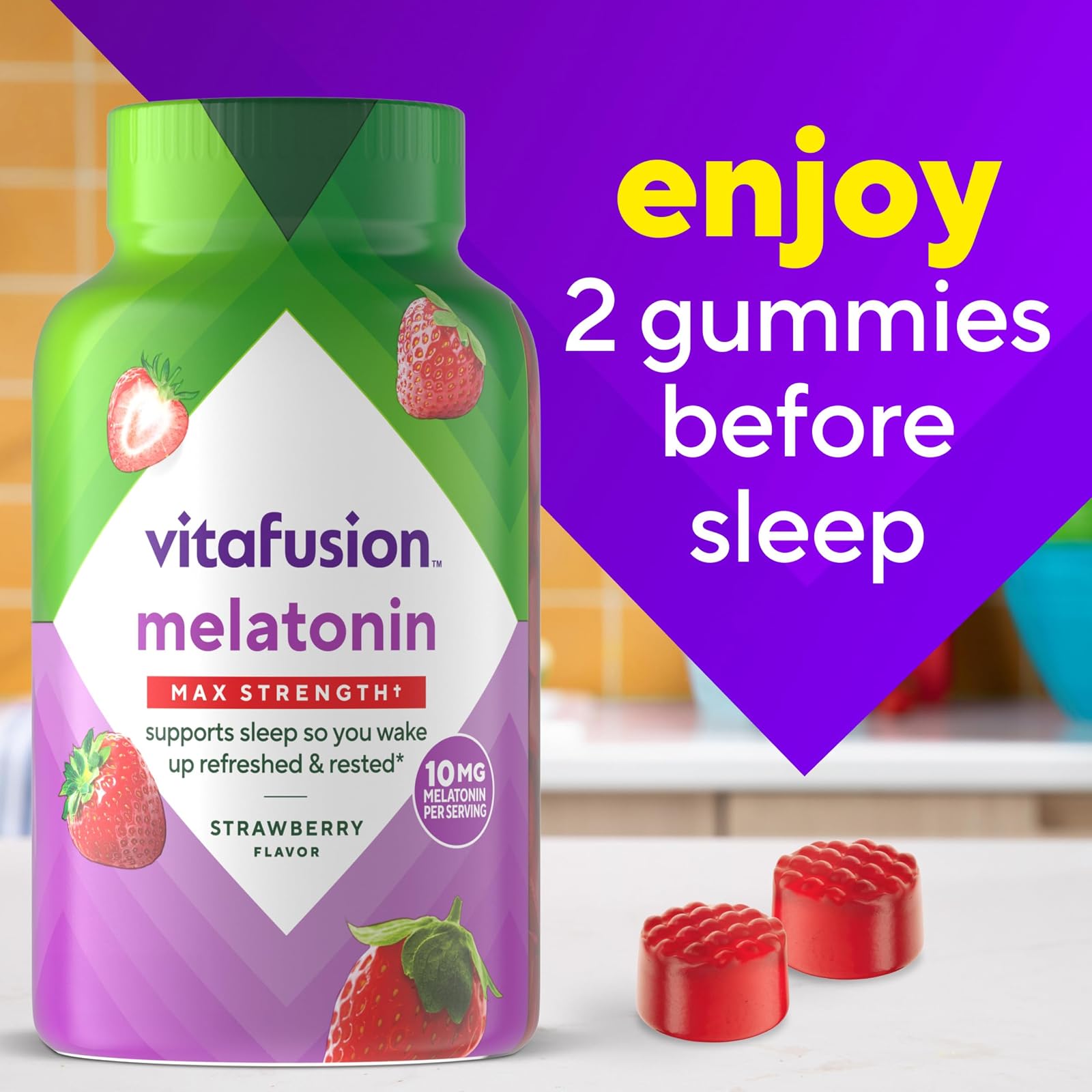 easy-to-take melatonin gummies 100 count