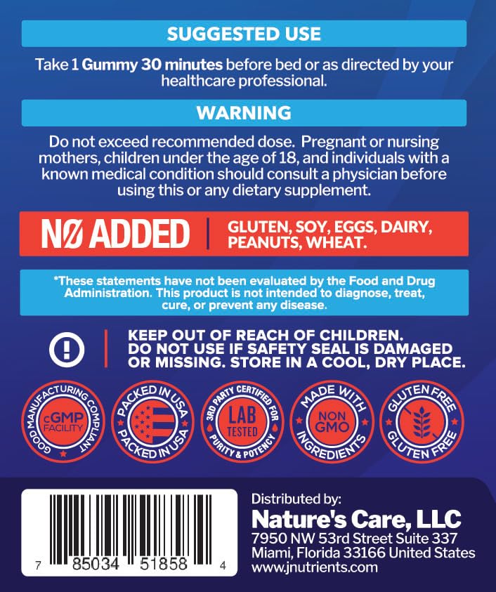 easy-to-take melatonin gummies for adults