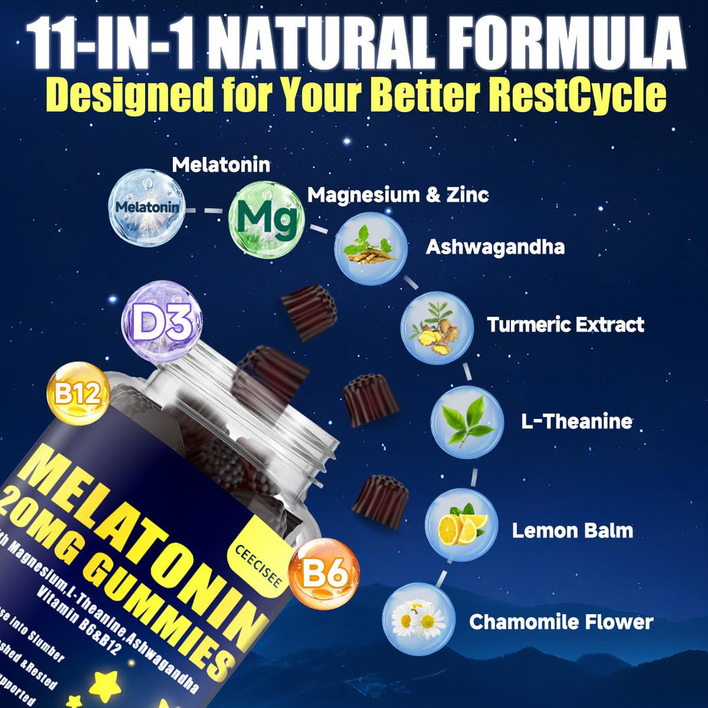 easy-to-take melatonin gummies for adults