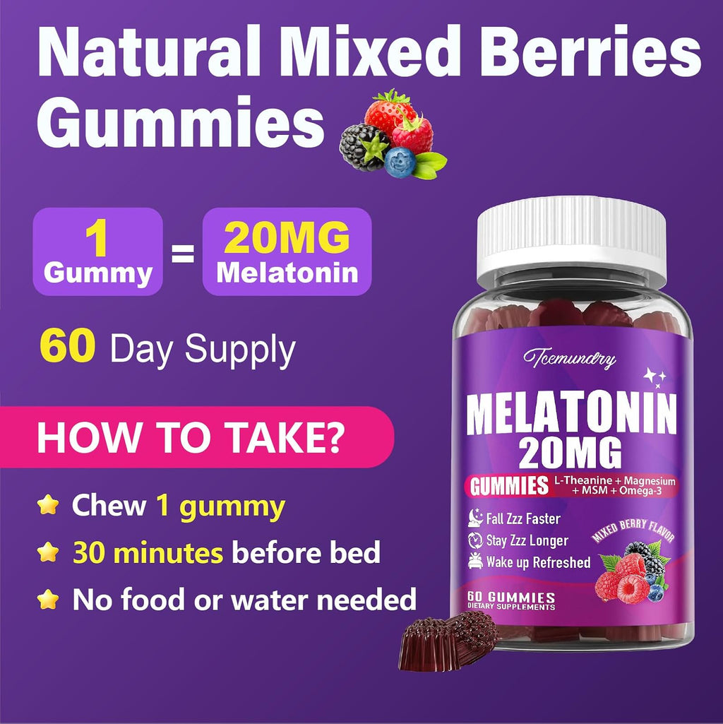 easy-to-take melatonin gummies for adults