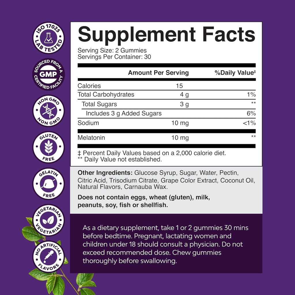 easy-to-take melatonin gummies