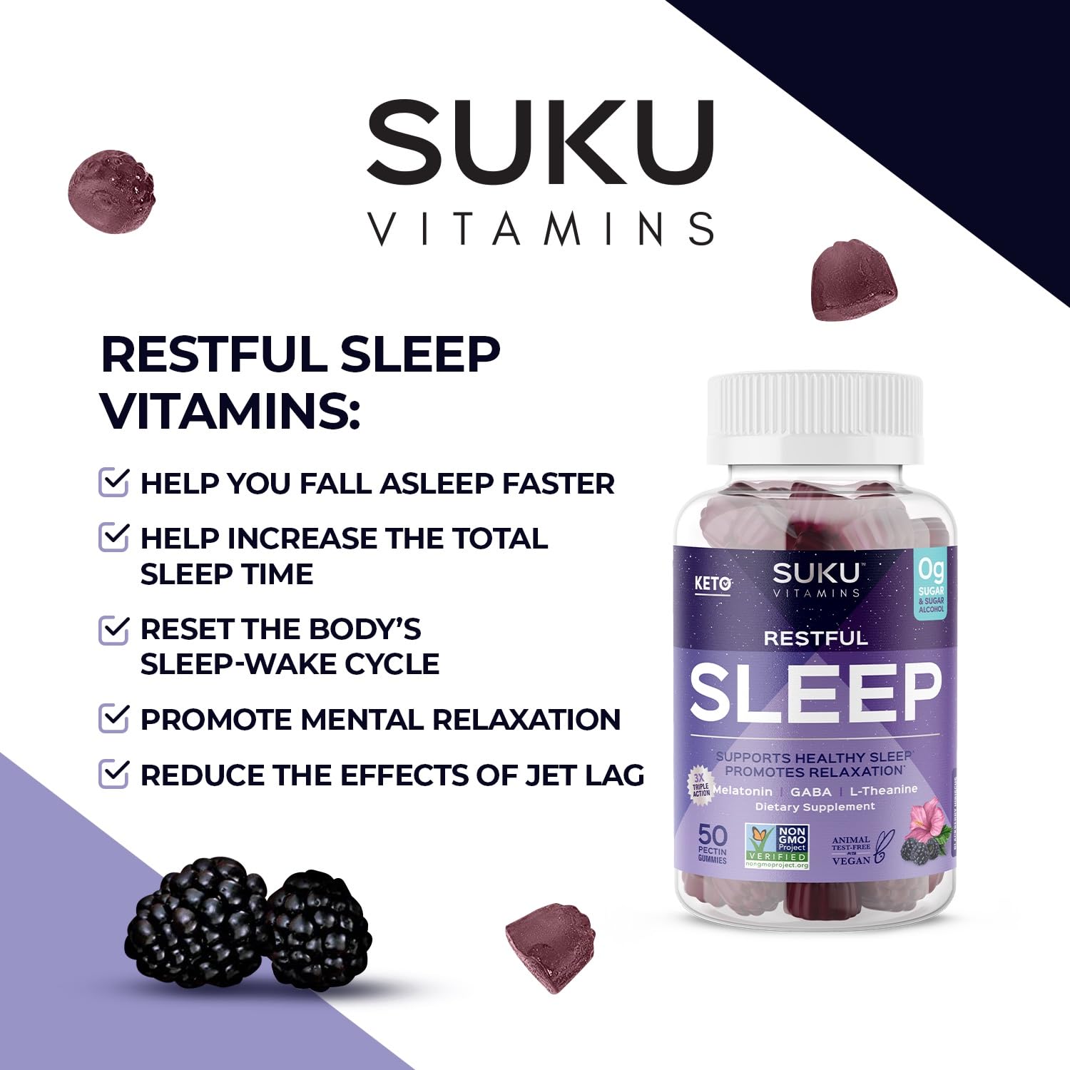 easy-to-take melatonin sleep gummies