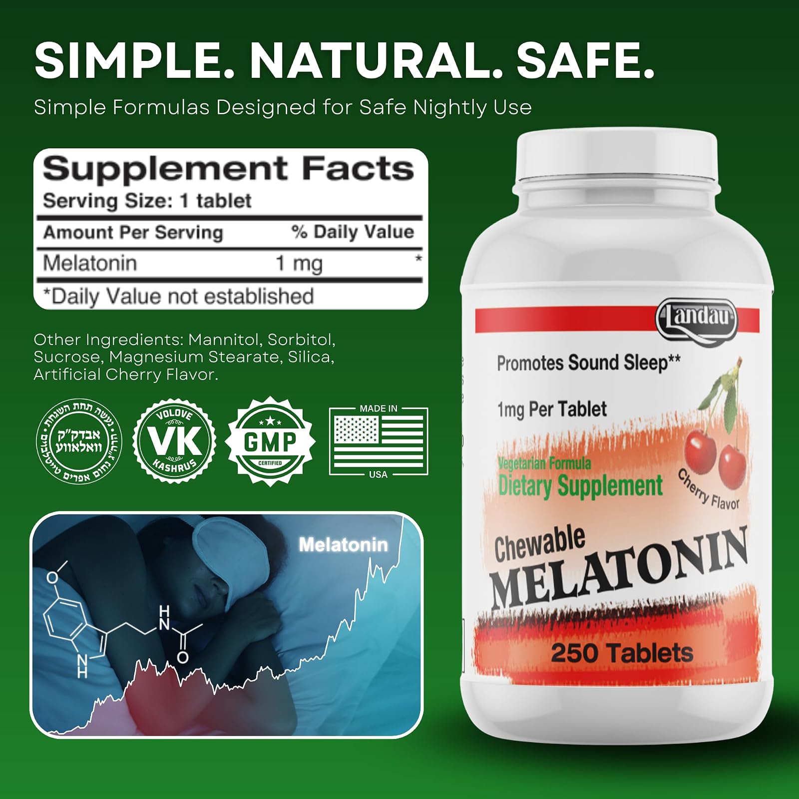 easy-to-take melatonin tablets
