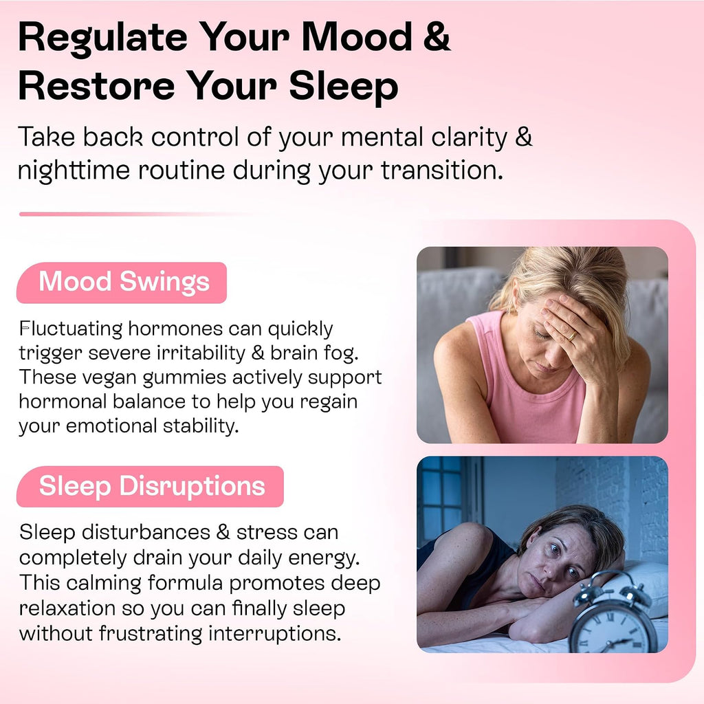 Easy-to-take menopause gummies for women