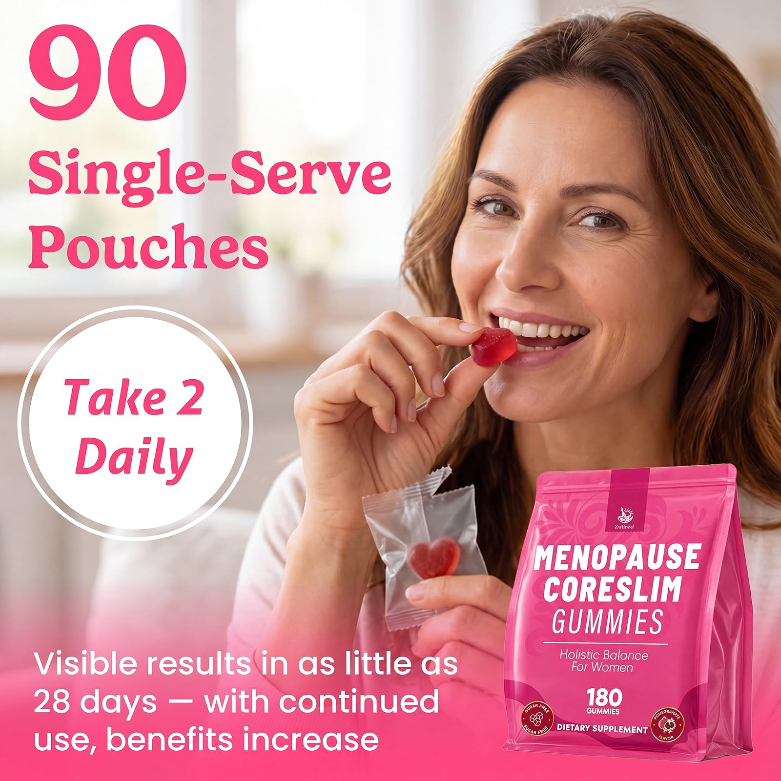 Easy-to-take menopause gummies