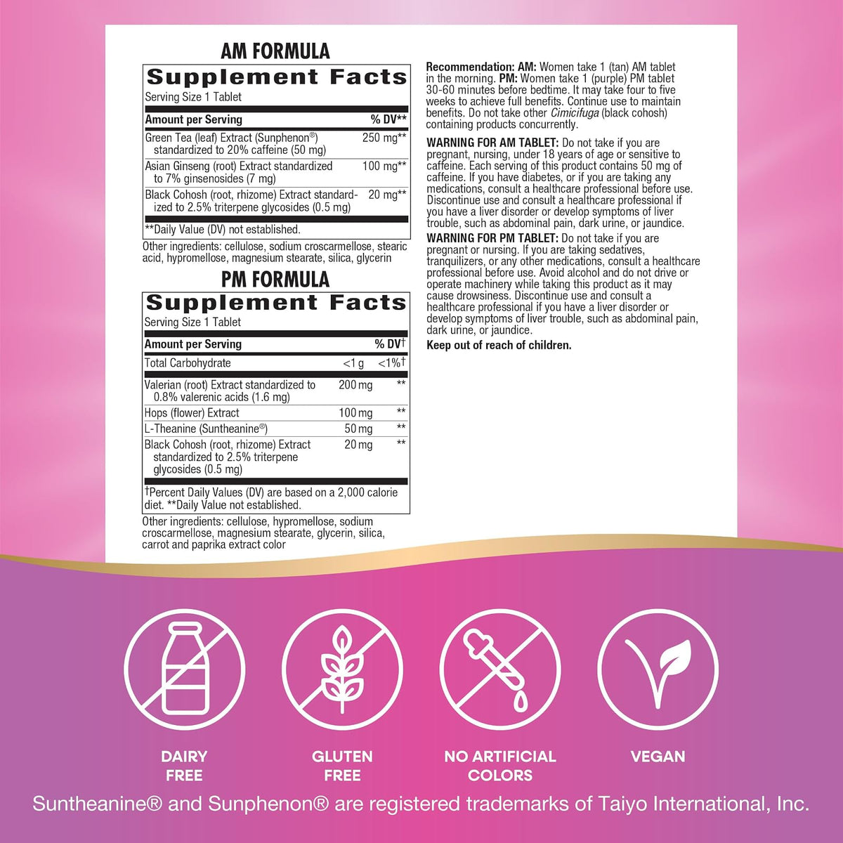 easy-to-take menopause health tablets