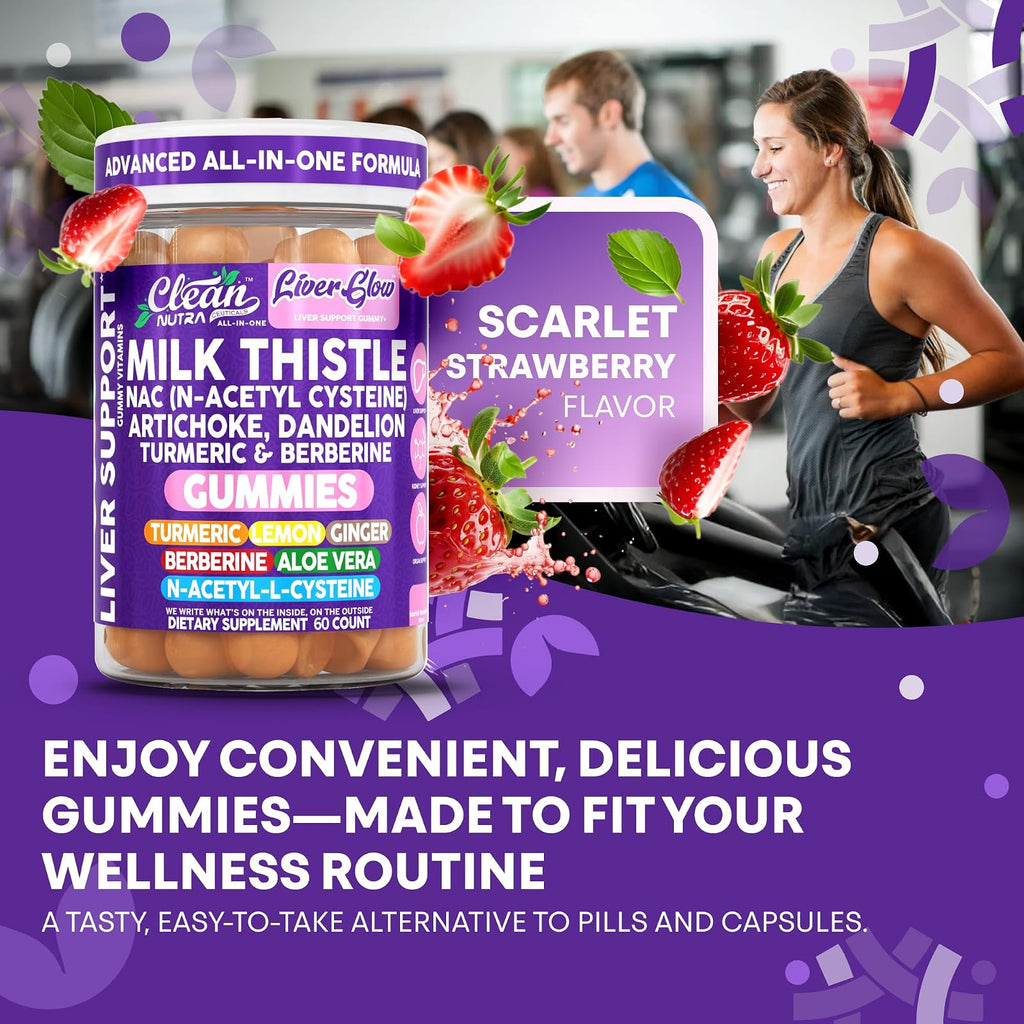 easy-to-take milk thistle gummy form