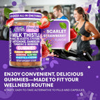 easy-to-take milk thistle gummy form