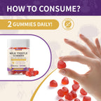 easy-to-take milk thistle gummy supplements