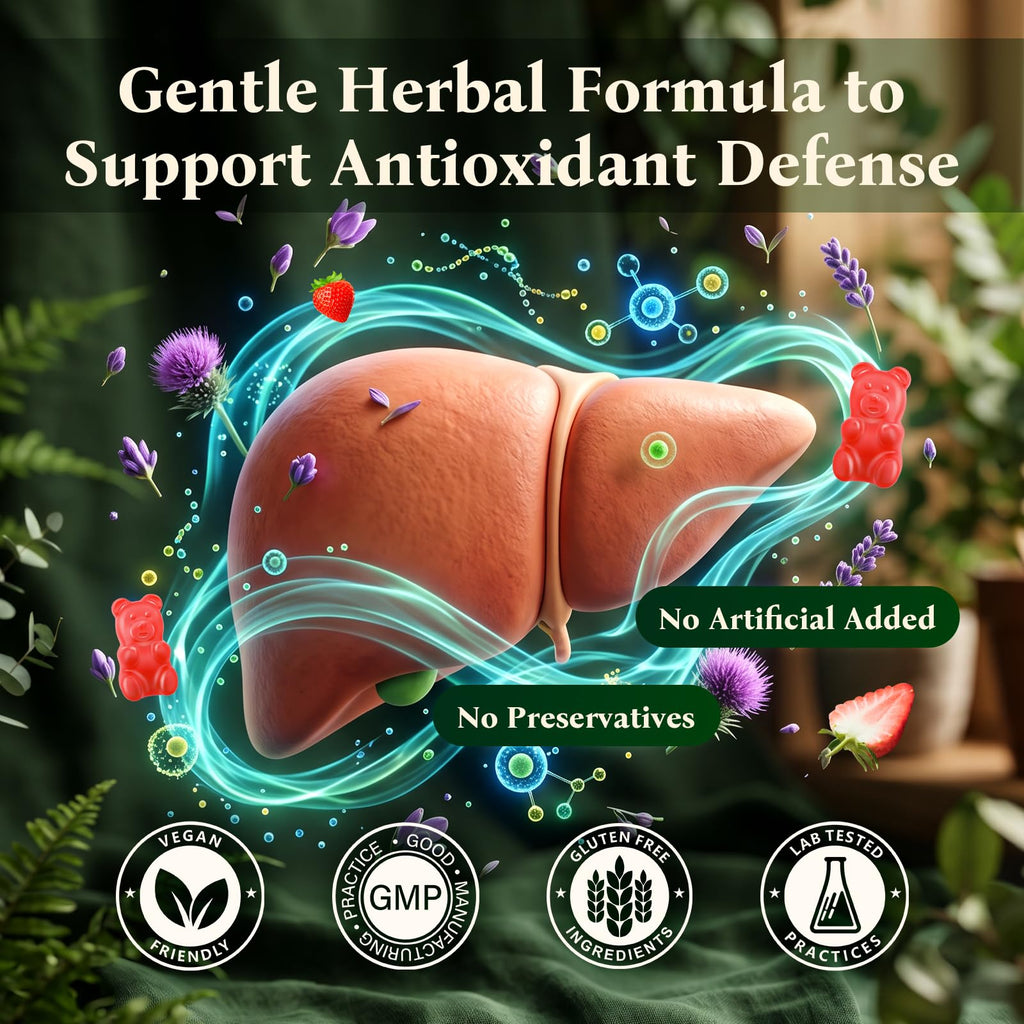 easy-to-take Milk Thistle gummy vitamins