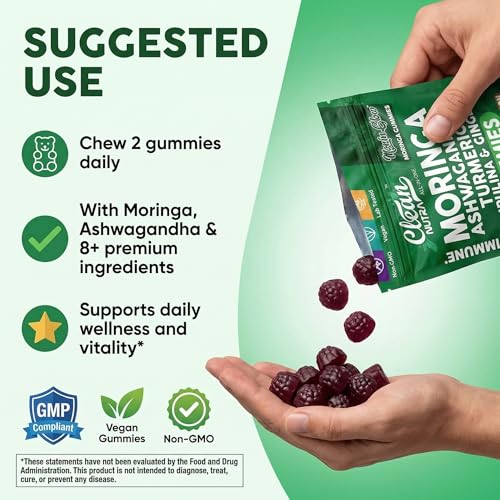 easy-to-take moringa gummies for adults