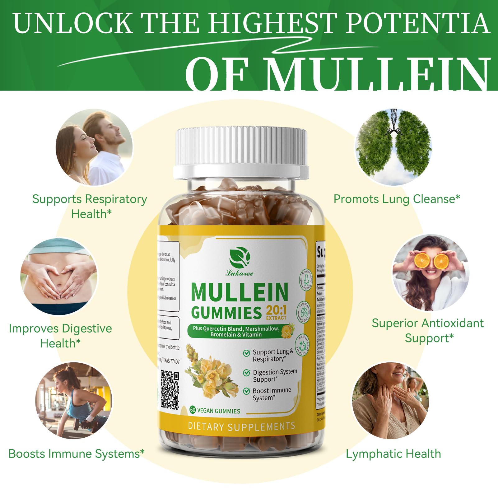 easy-to-take mullein gummy supplements