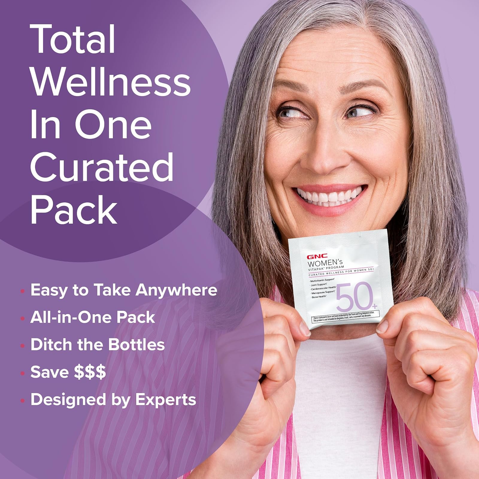 easy-to-take multivitamin pack for women