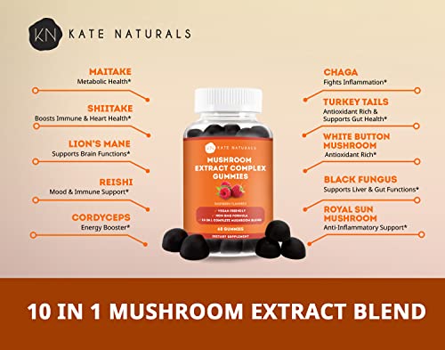 easy-to-take mushroom complex gummies
