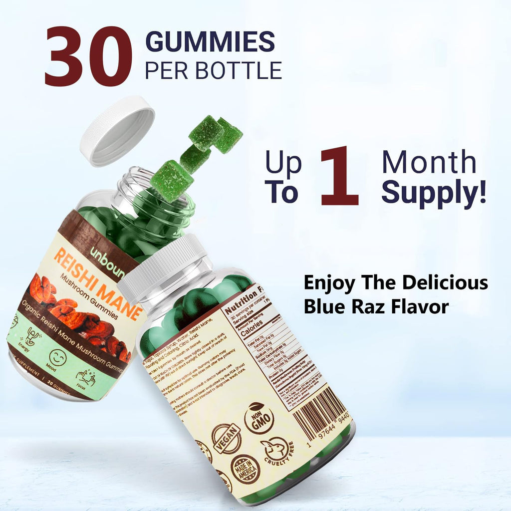 Easy-to-take mushroom gummies for vitality