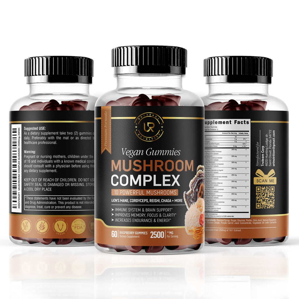 easy-to-take mushroom gummy vitamins