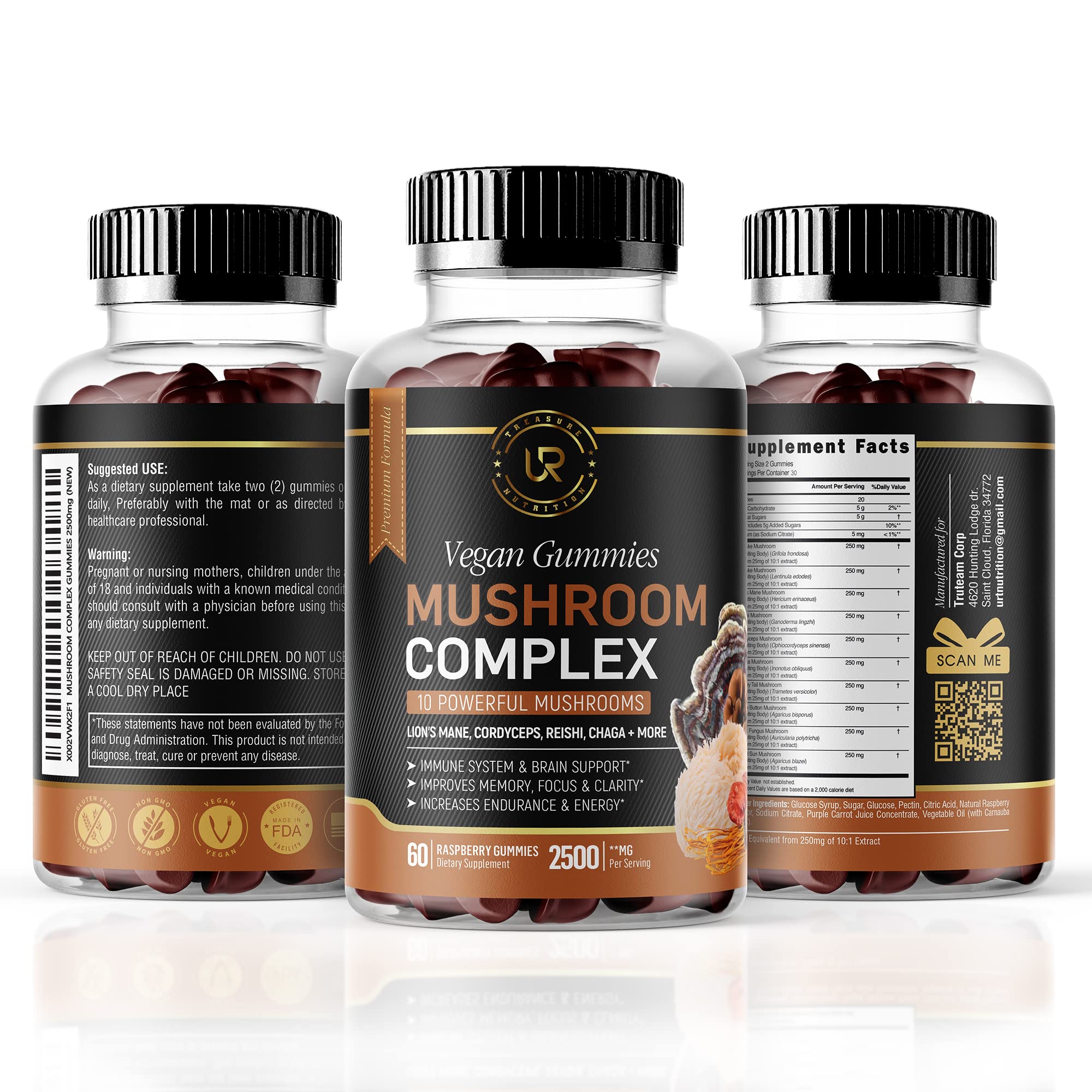 easy-to-take mushroom gummy vitamins