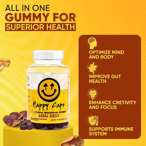 easy-to-take mushroom health gummies