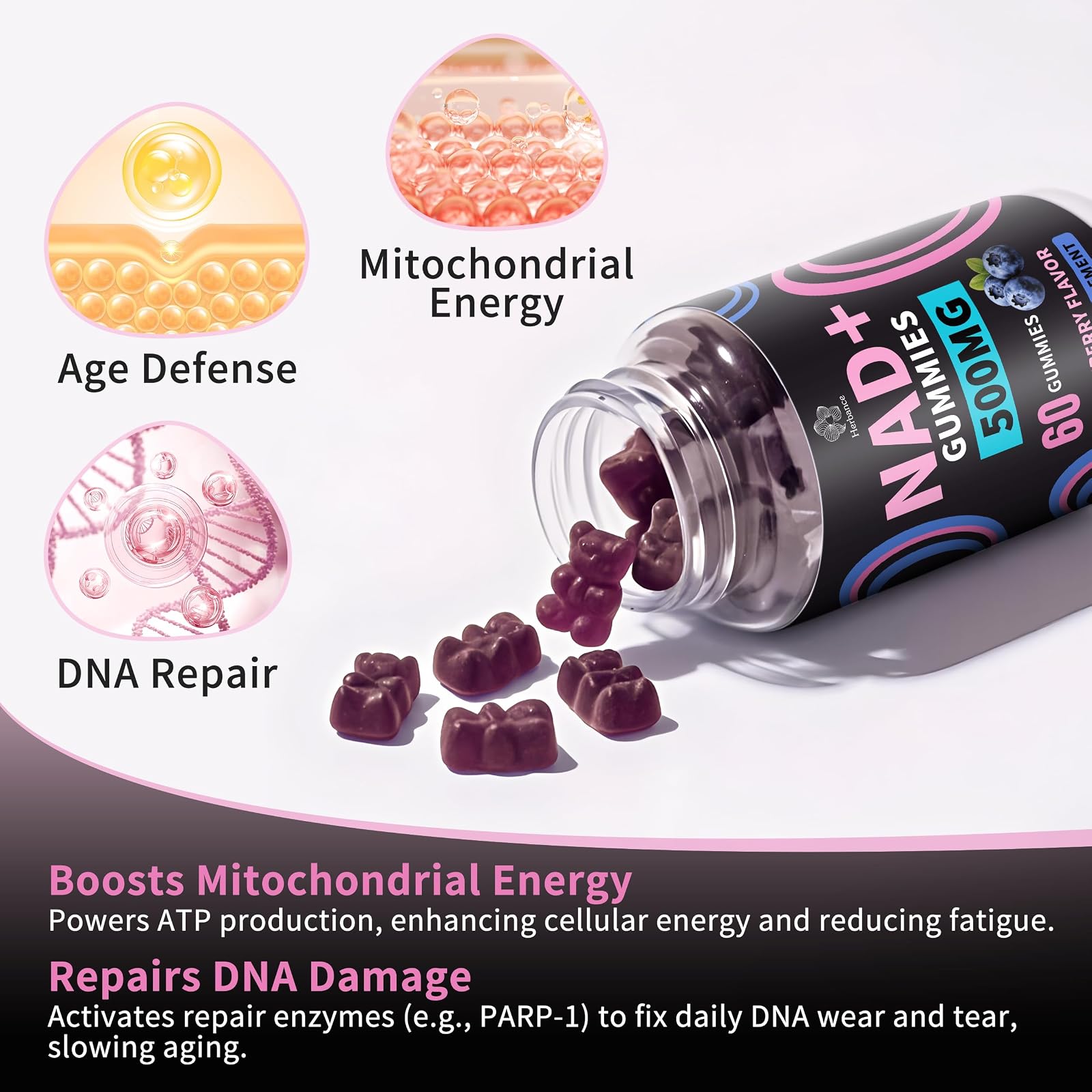 Easy-to-take NAD+ gummies for convenience