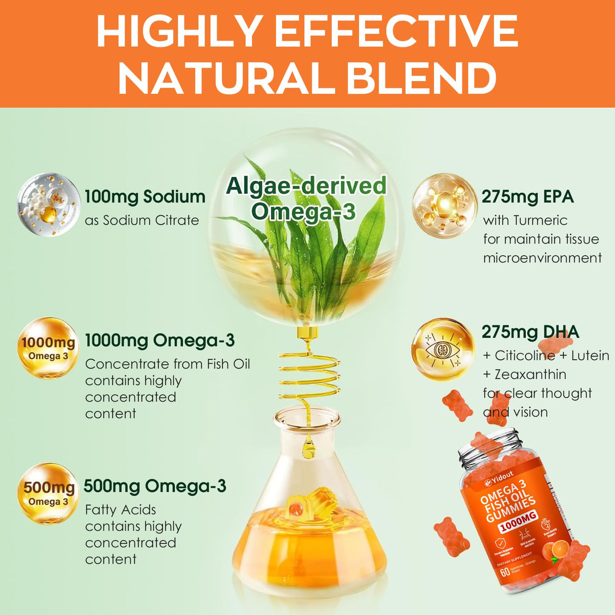 easy to take Omega 3 gummies