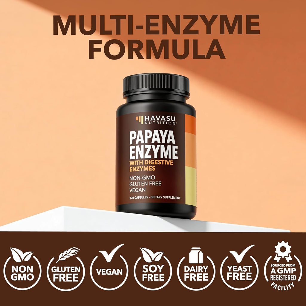 easy-to-take papaya enzyme capsules