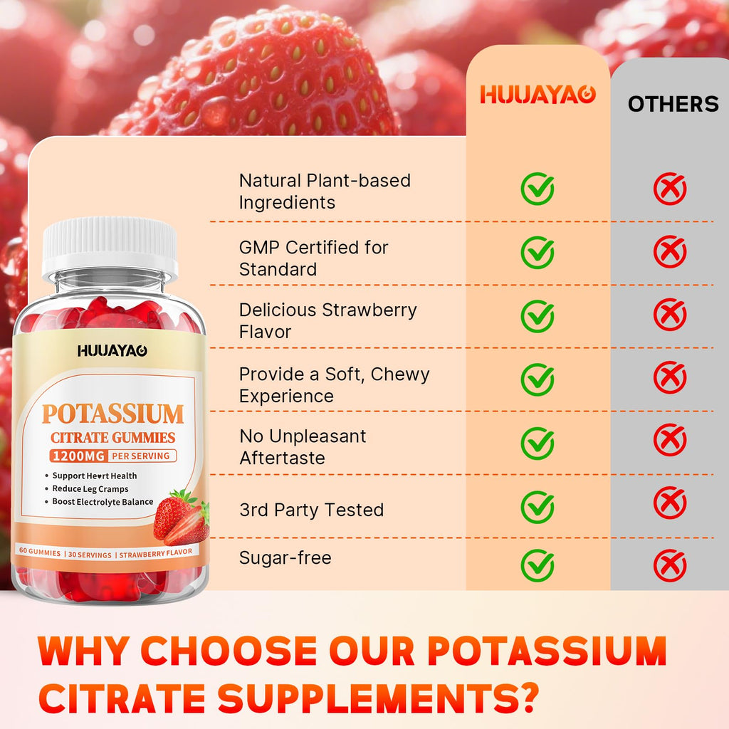 easy to take potassium citrate gummies