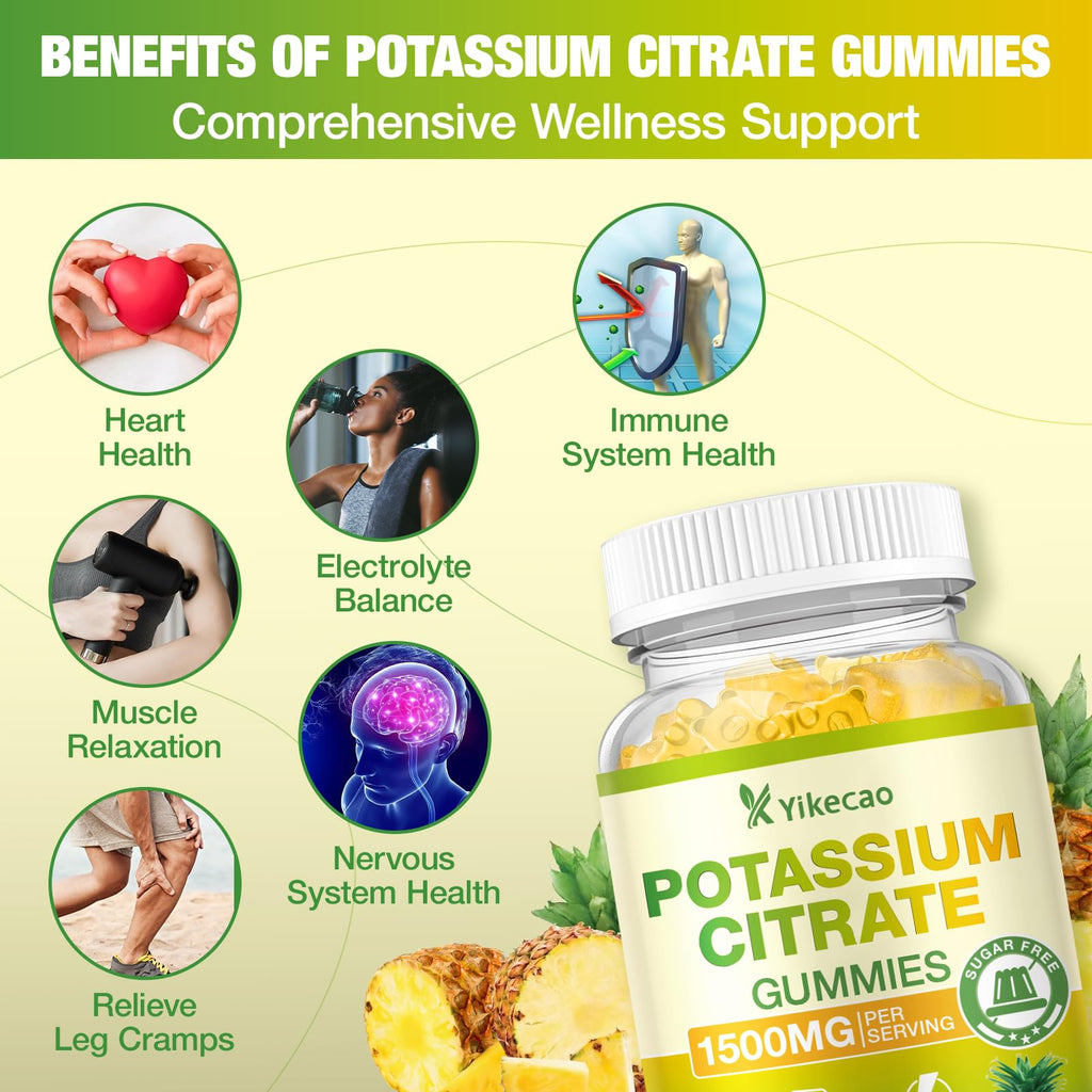 easy to take potassium citrate gummies