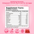 Easy-to-take potassium citrate gummies