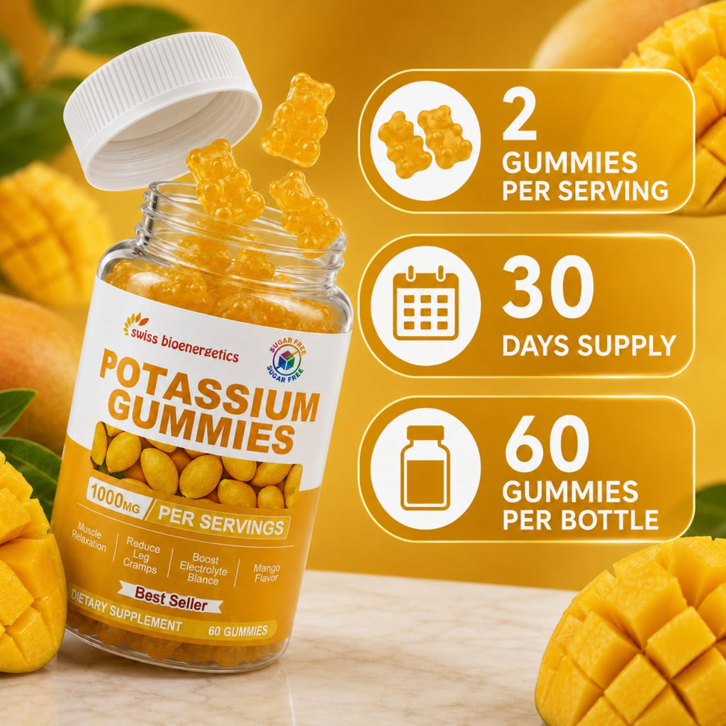 Easy-to-take potassium gummies for adults