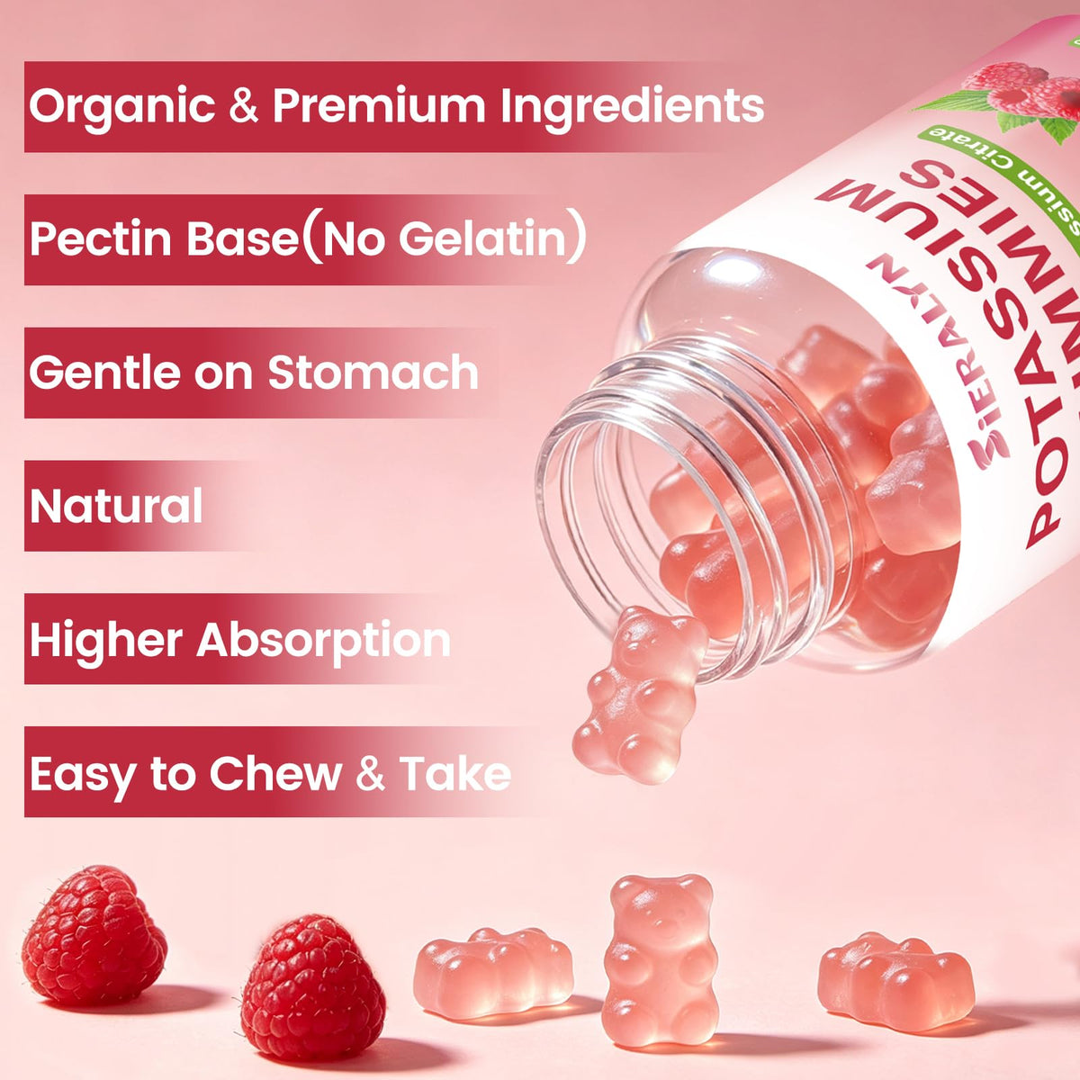easy to take potassium gummies