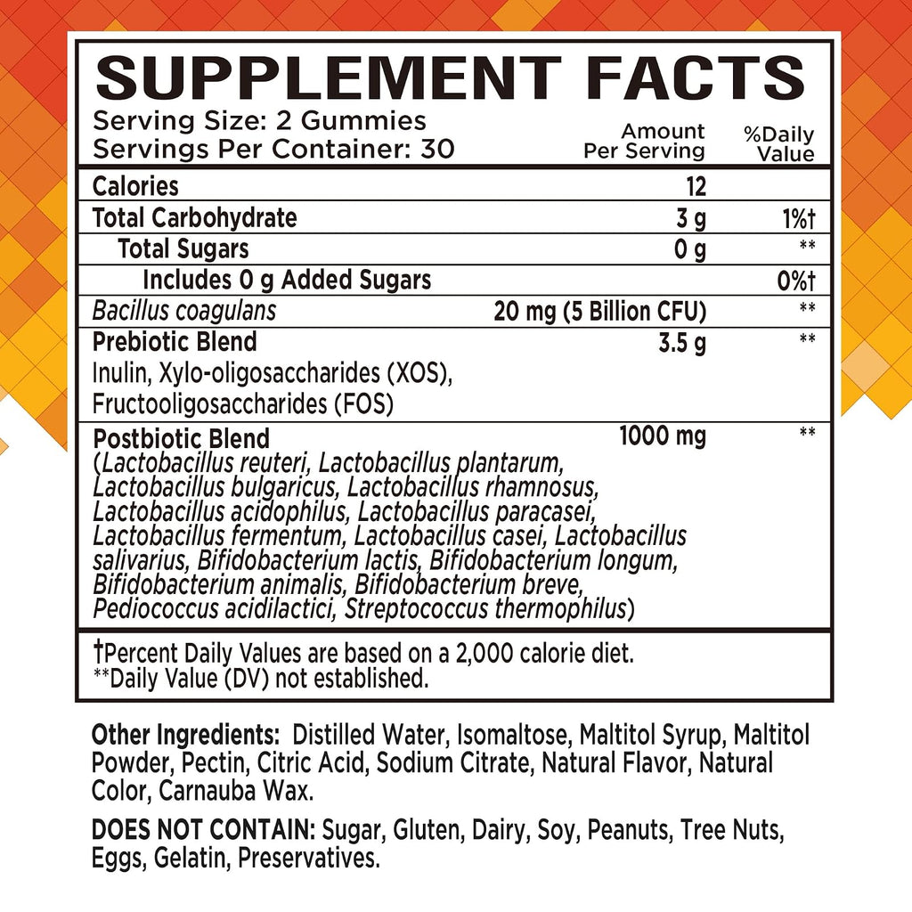 easy-to-take prebiotic gummies