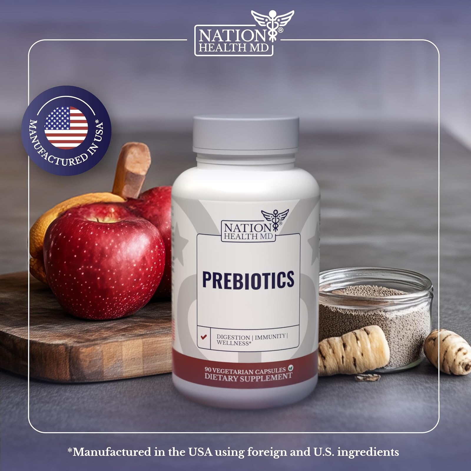 easy-to-take prebiotics capsules for health