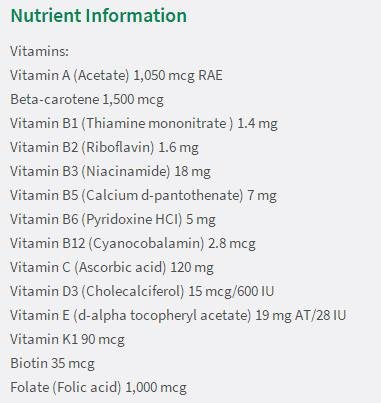 easy to take prenatal multivitamins