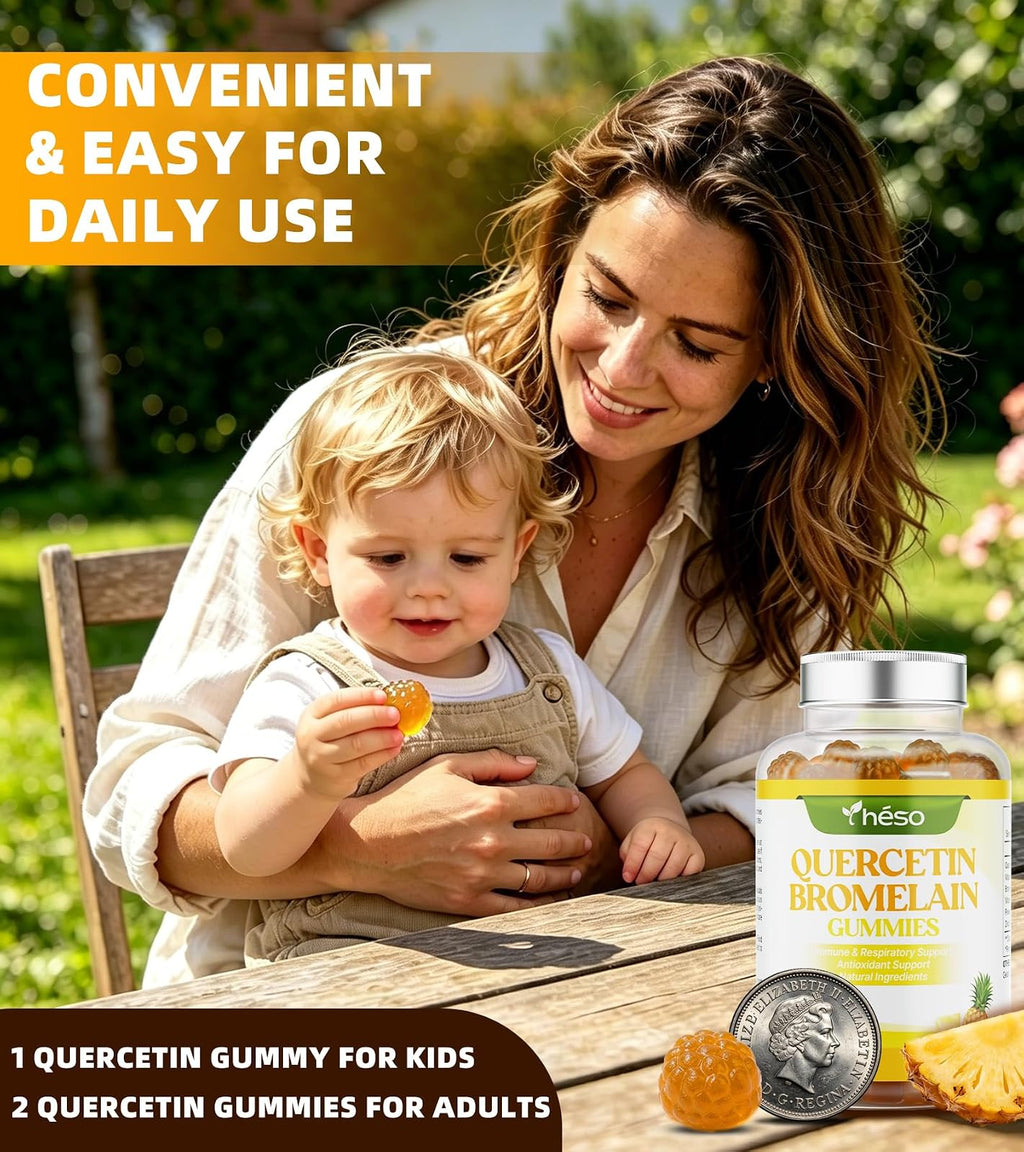 Easy-to-take Quercetin Gummies for wellness