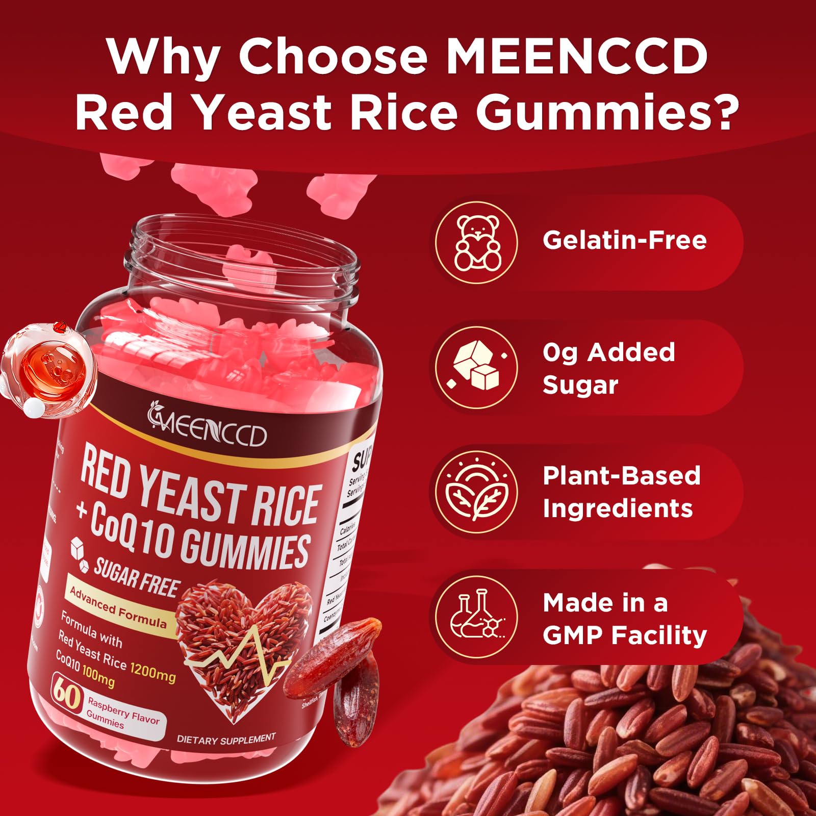 easy to take red yeast gummies