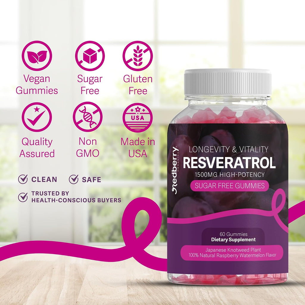Easy-to-take Resveratrol gummies for daily use