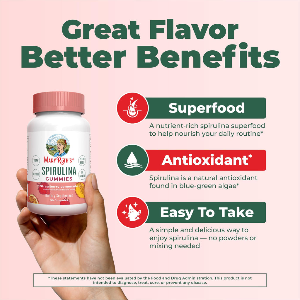 easy-to-take spirulina health gummies